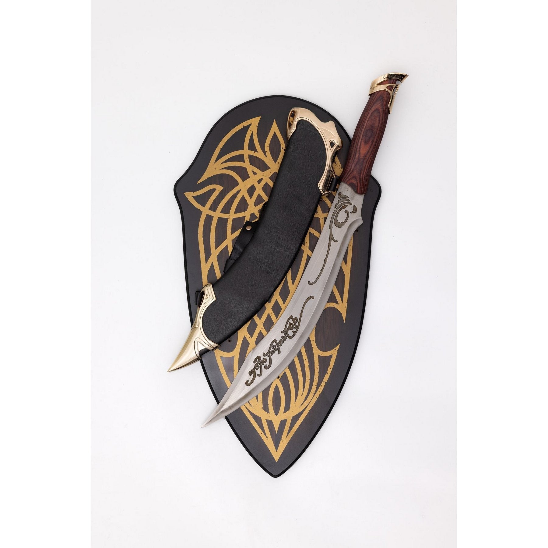 Lord of the Rings Aragorn Elven Angrist Metal Sword of the Ranger With ...