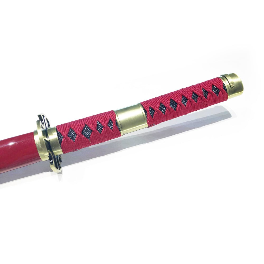 One Piece Zoro Sandai Kitetsu Metal Red Katana Sword – SWORDVERSE